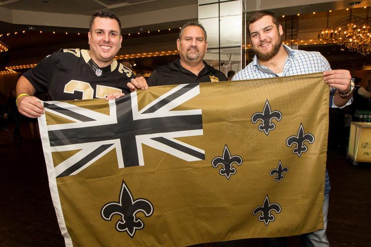 Drew Brees and Anthony Davis join Steve Gleason at Gleason Gras and the ...