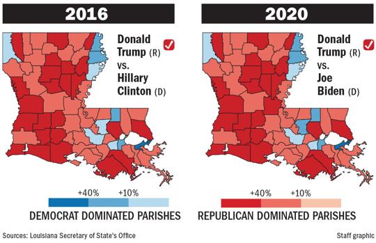 Here's how well Republicans did in Louisiana in 2020 election - and how ...