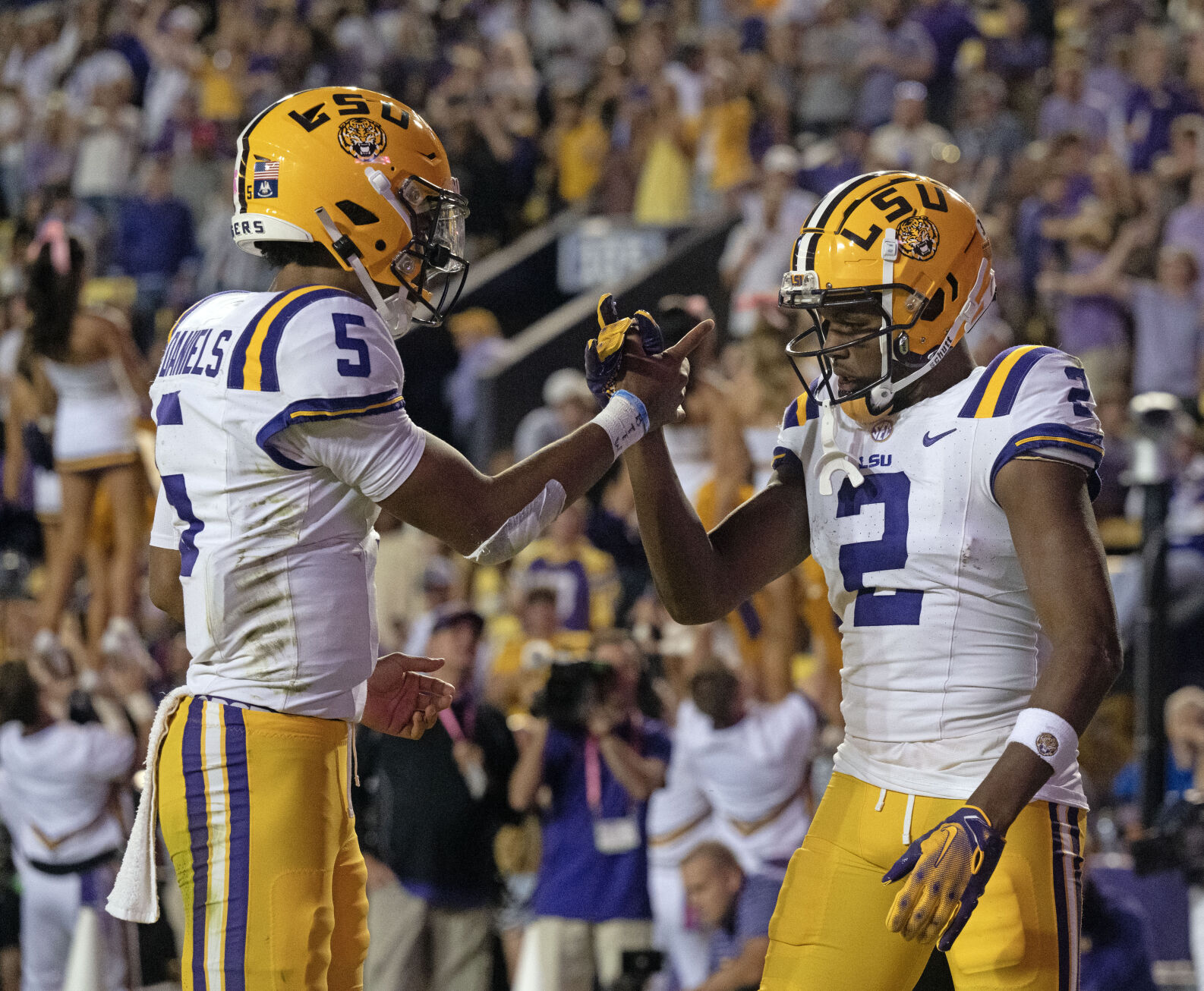 Jayden Daniels shares emotional tribute to LSU's Kyren Lacy | LSU ...