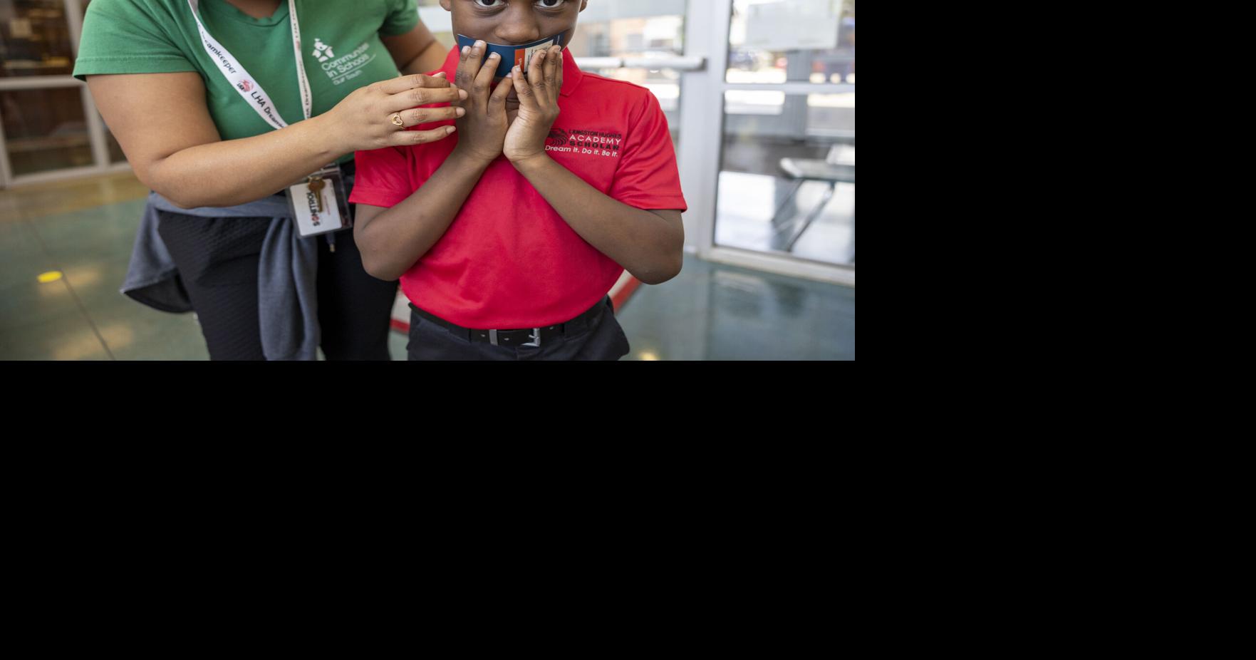 Photos: Donated school uniforms bring smiles and relief to New Orleans ...