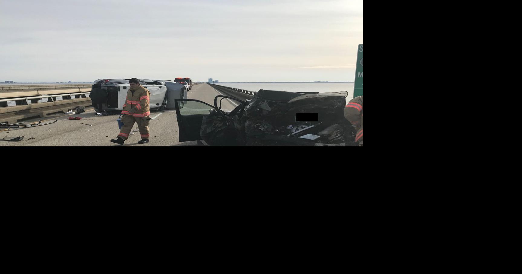 Southbound Causeway bridge reopens after crash with serious injuries ...