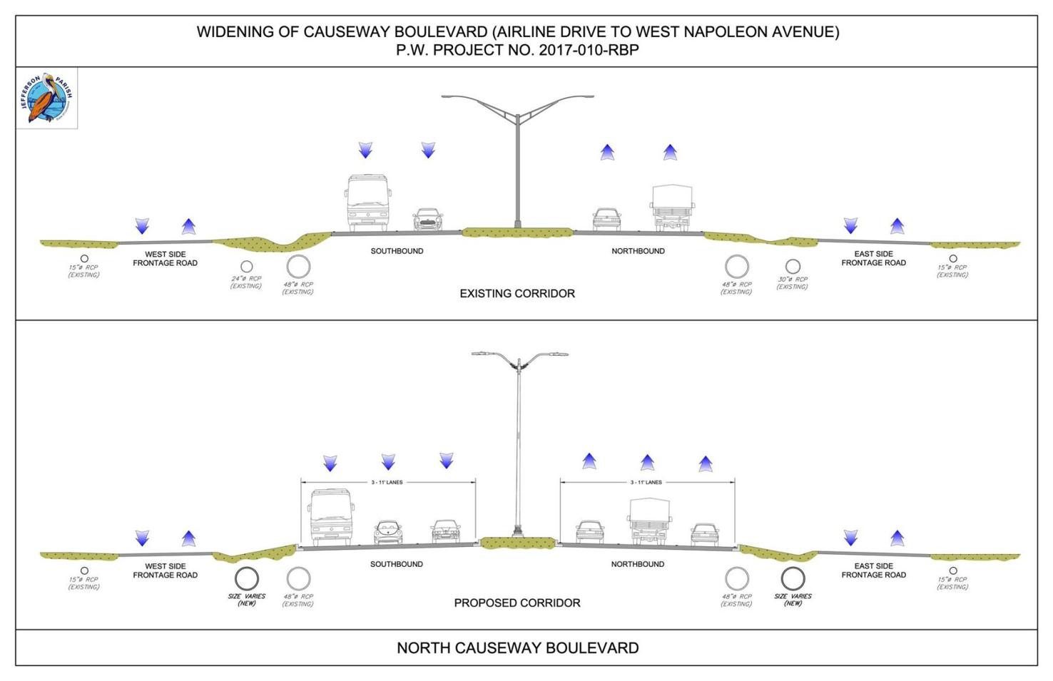 Jefferson Parish to start on 18-month Causeway widening project. Here's ...