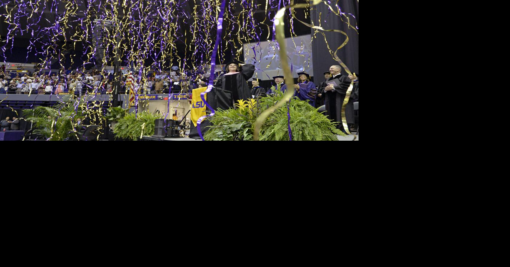 Photos: LSU spring graduation had it all -- streamers, smiles and Mike ...