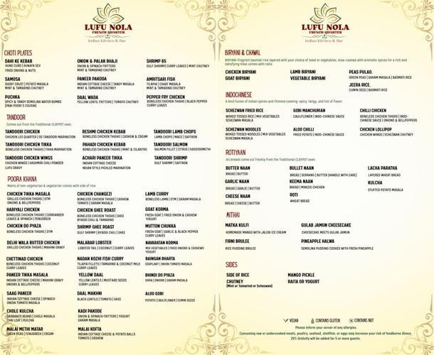 LUFU Indian restaurant expands in NOLA French Quarter | Where NOLA Eats ...