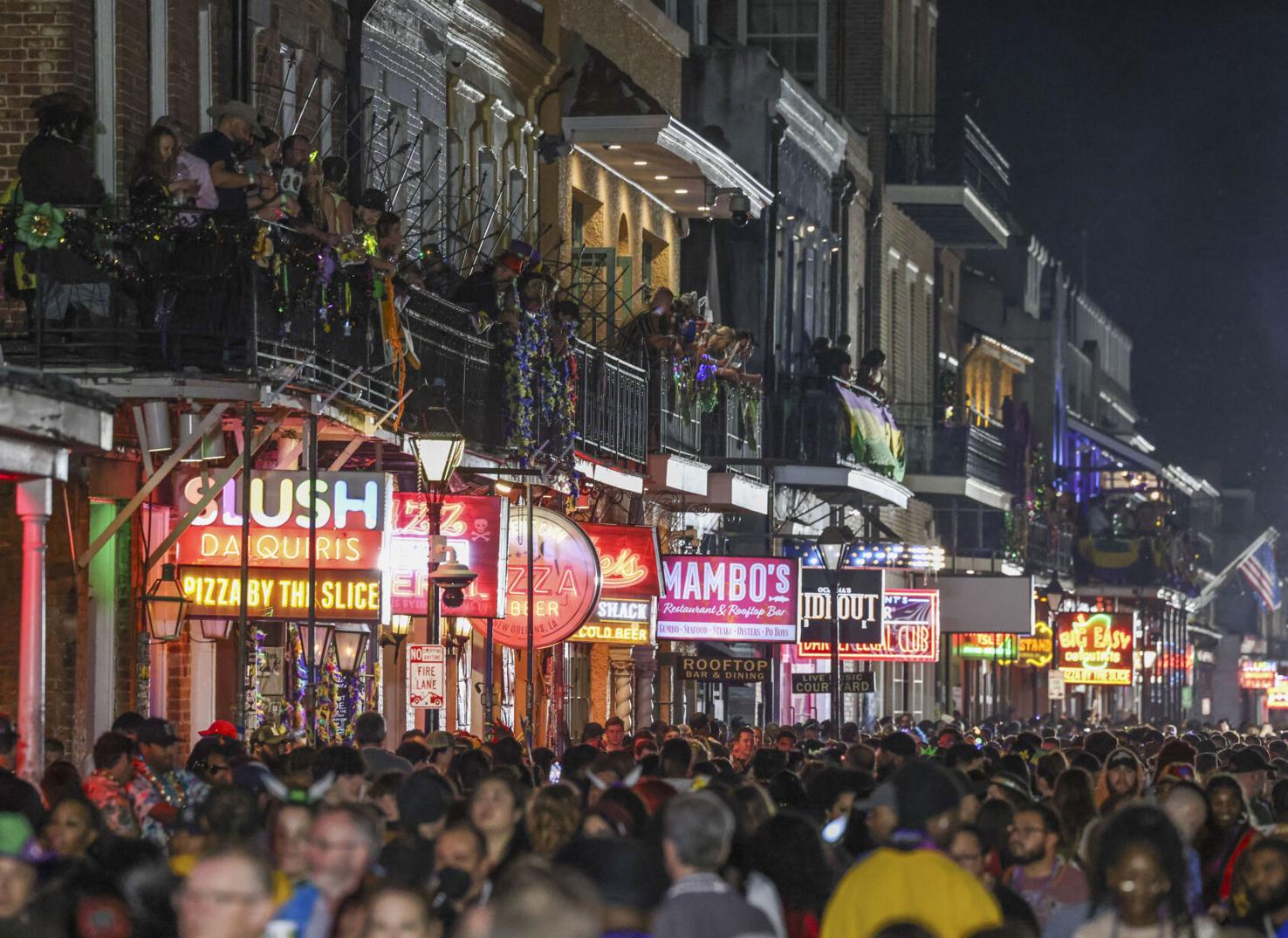 Photos: Bourbon Street during New Orleans Mardi Gras 2024 | Mardi Gras ...