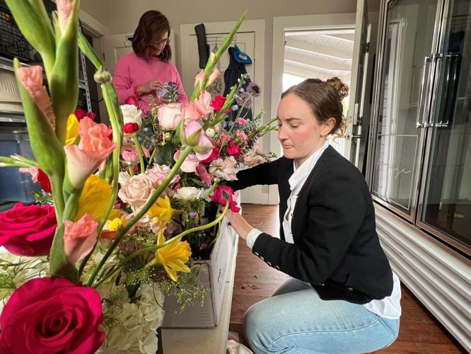 Delivering flowers in Louisiana on Valentine's Jan Risher ...