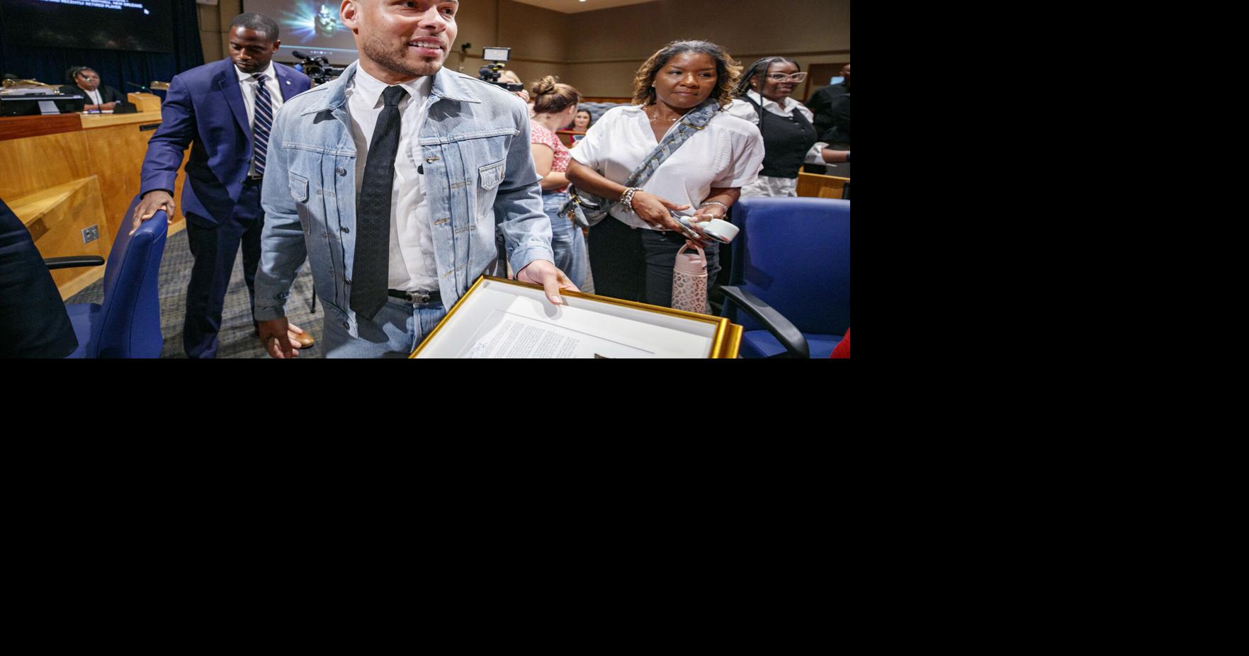 New Orleans celebrated Tyrann Mathieu's legacy at City Hall | Saints ...