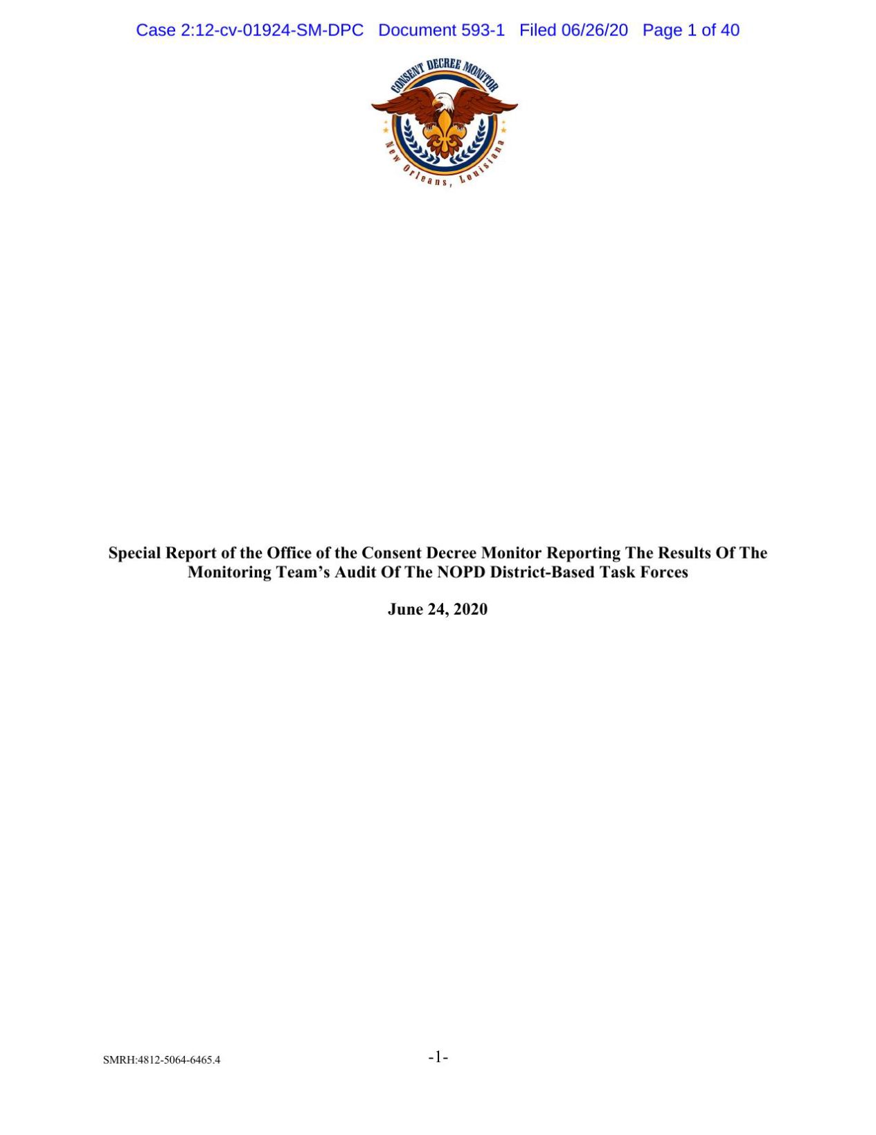 NOPD task force report | | nola.com