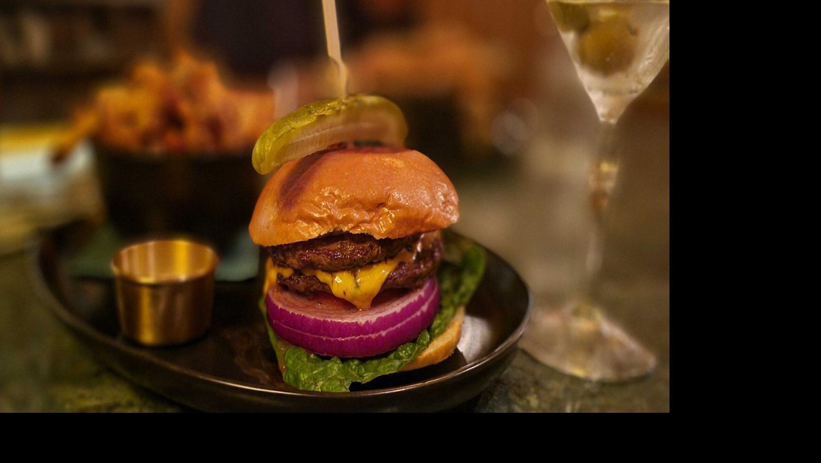 Trying The Husky's $20 happy hour burger in New Orleans LA | Where NOLA ...