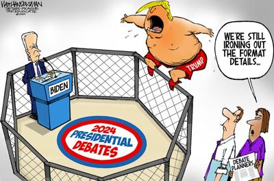 Presidential debates Cartoon | Walt Handelsman | nola.com