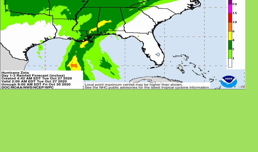 Tropical Storm Zeta could bring storm surge, rain to southeast ...