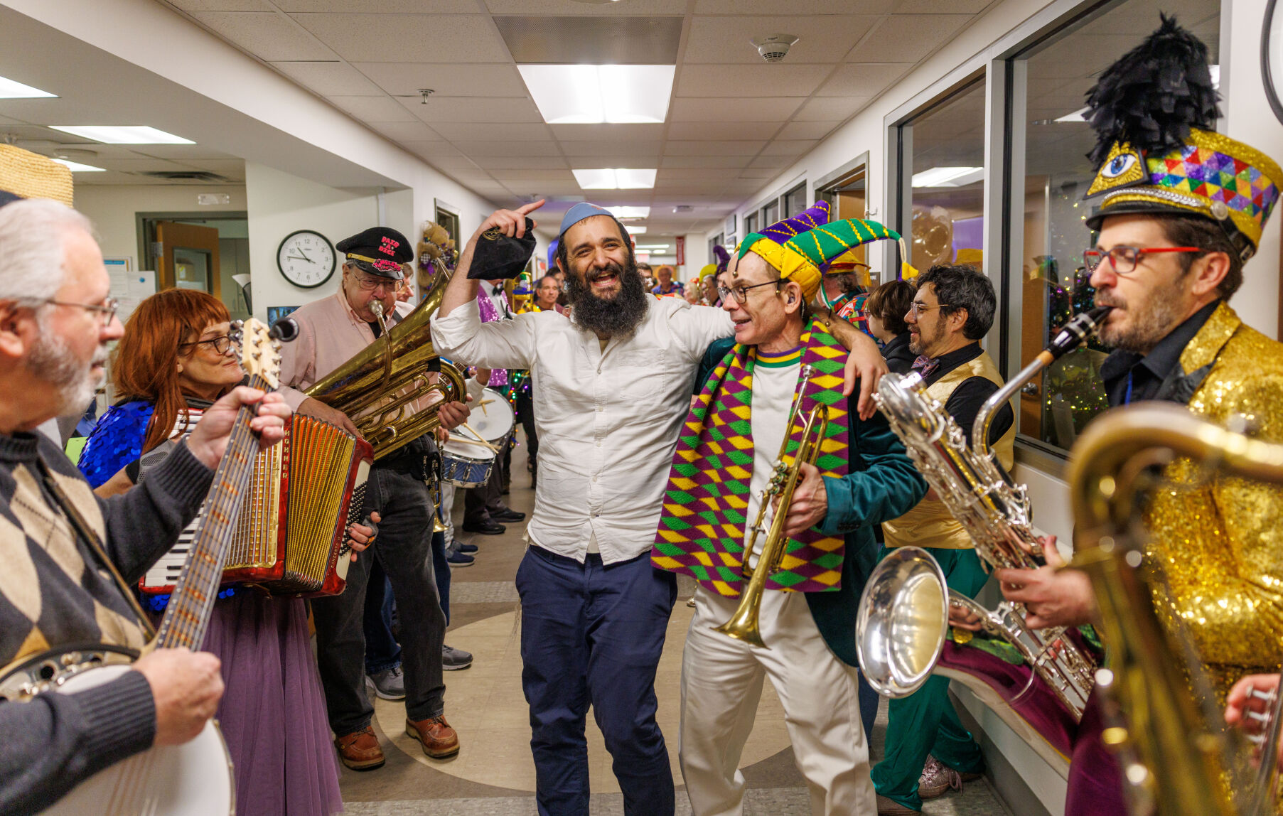 Photos: Mitzvah Makers parade through the Touro Infirmary | Photos ...