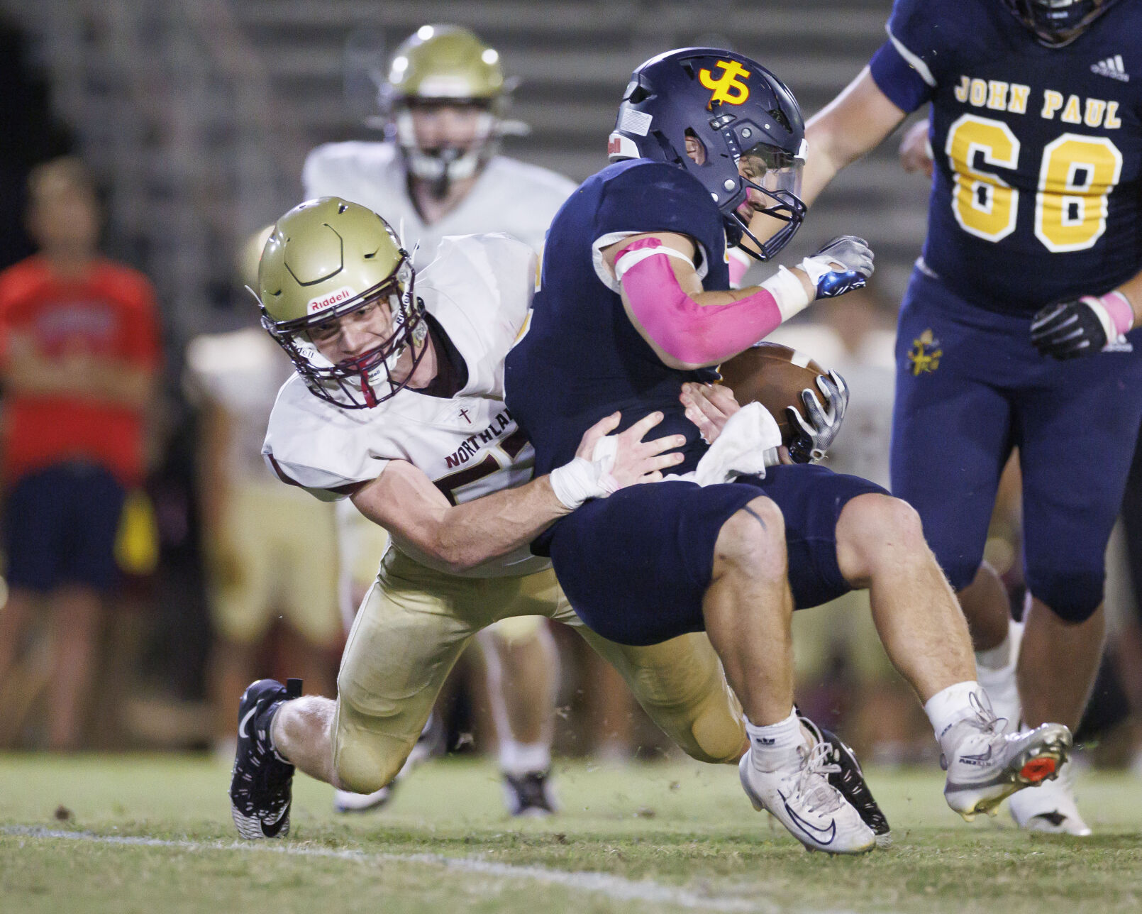 One team made all the momentum-shifting plays in the Pope John Paul II ...