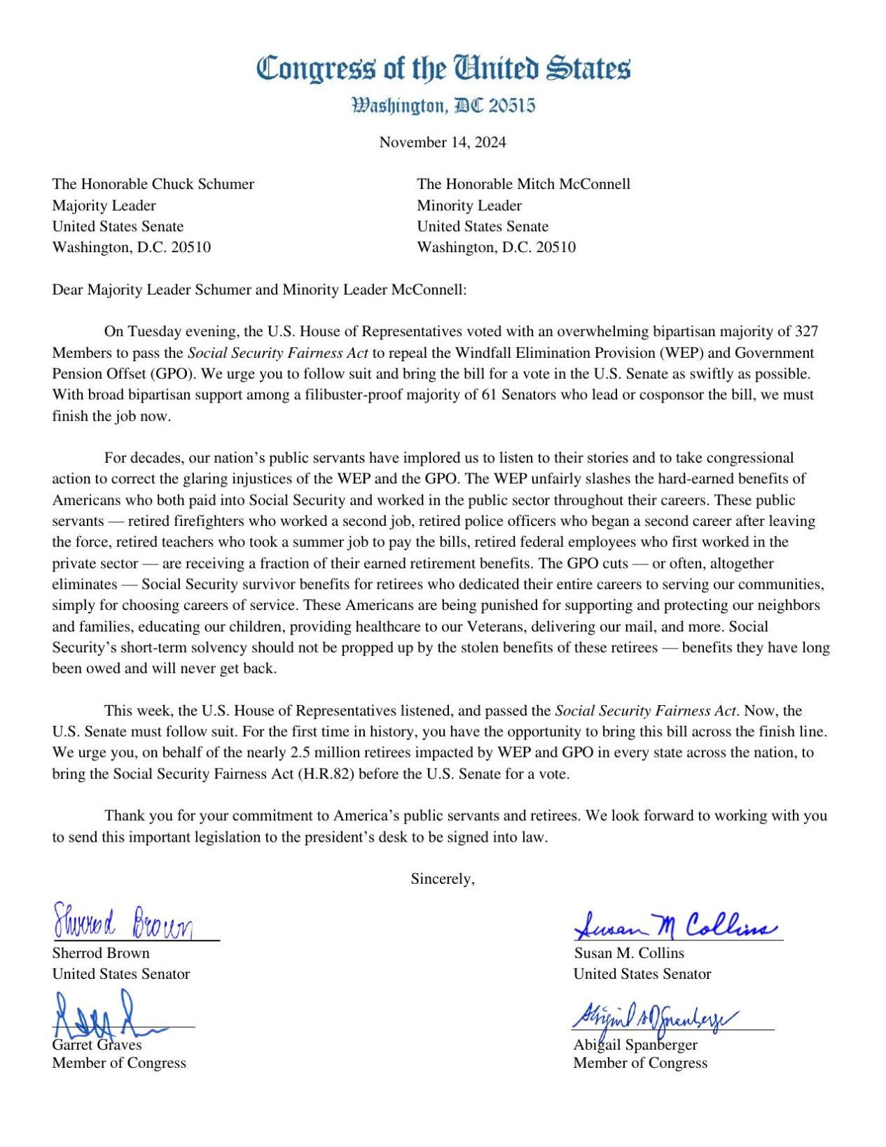 Letter to Senate Leaders | | nola.com