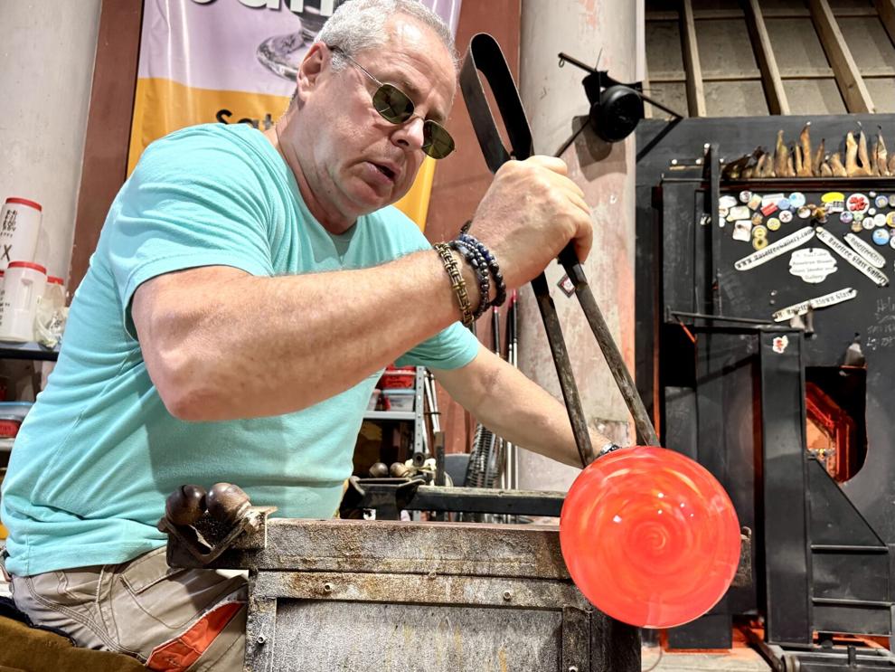 Glass blower Mark Rosenbaum is retiring after Jazz Fest 2025 | Arts ...