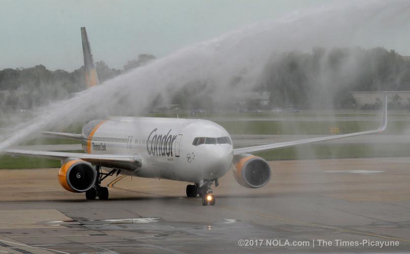 Condor Airlines' nonstop flight from New Orleans to Frankfurt makes its ...