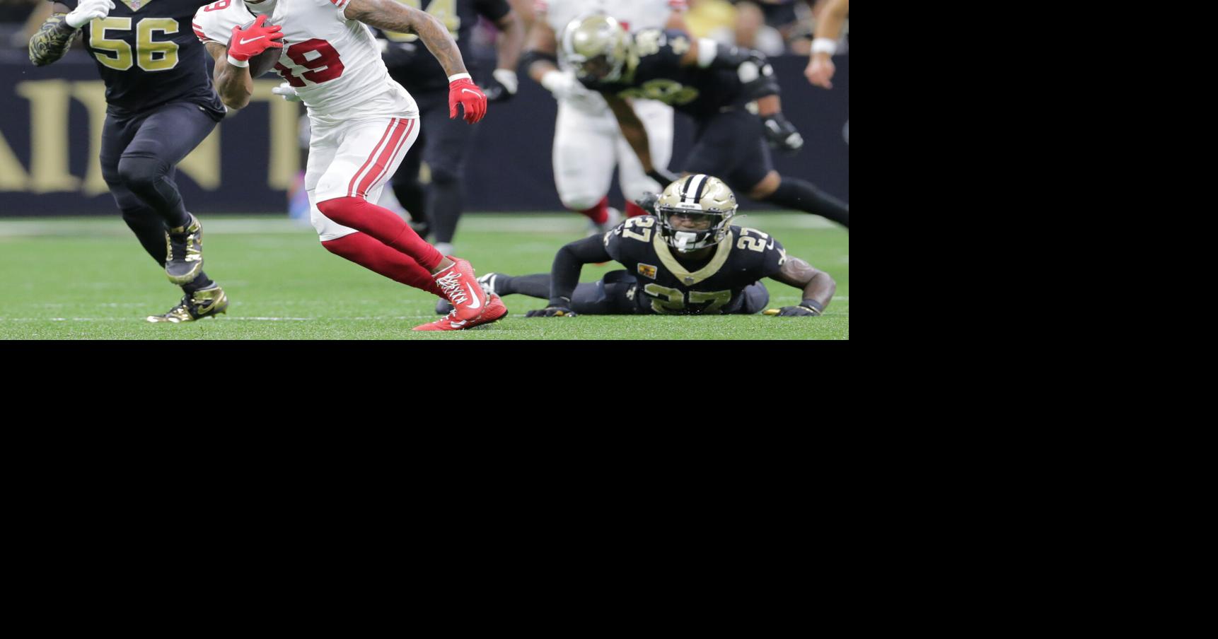 The Saints were one of the NFL's best at limiting big plays. 'That ends ...