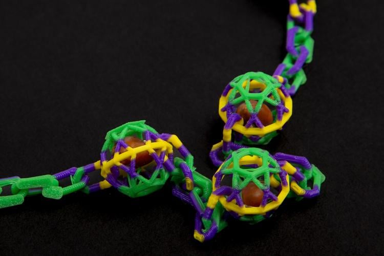 LSU Biology students 3D print biodegradable Mardi Gras beads ...