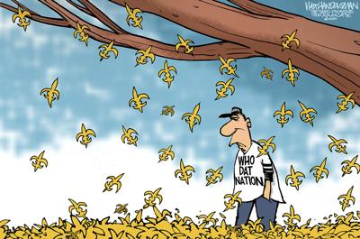 Saints season falling fast | Walt Handelsman | nola.com