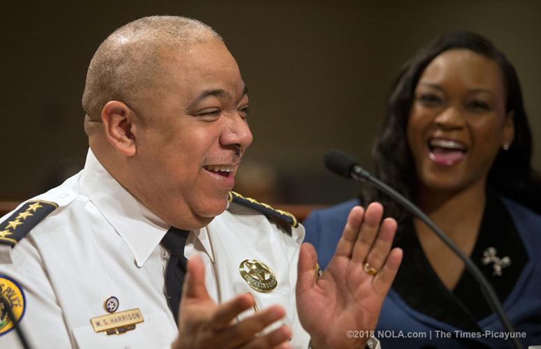 NOPD chief Michael Harrison honored during City Council meeting: See ...