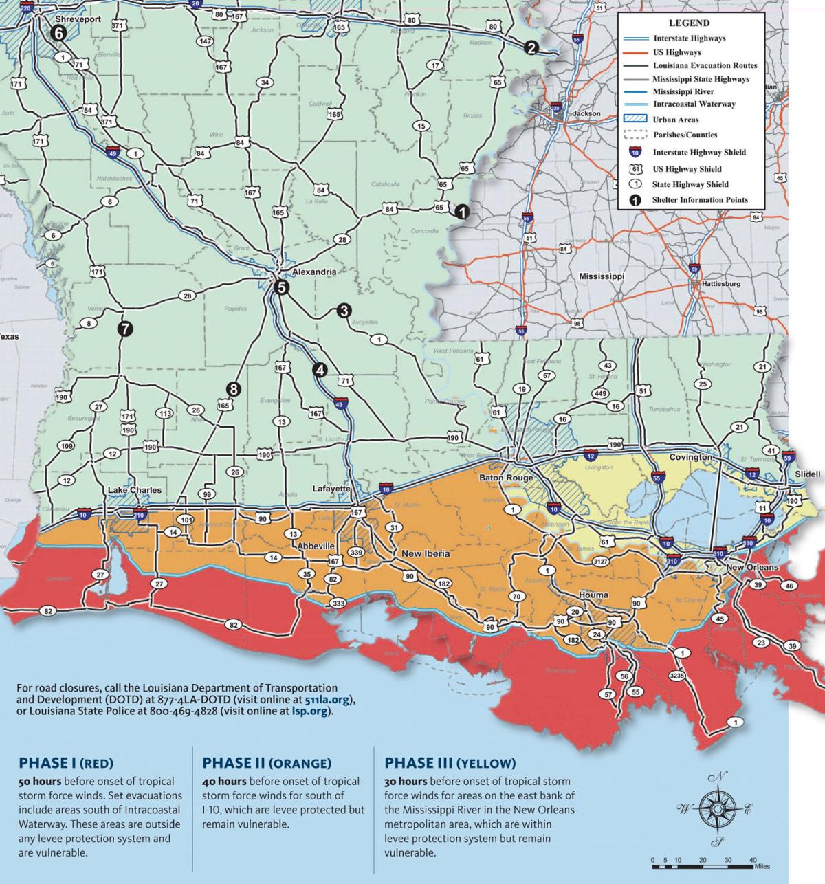 Here are Louisiana's hurricane evacuation zones | Hurricane Center ...