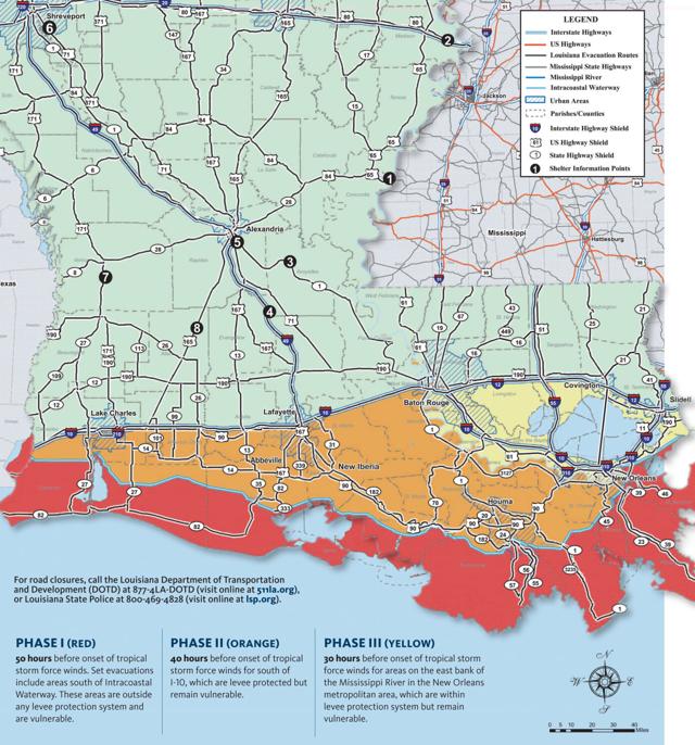 Here are Louisiana's hurricane evacuation zones | Hurricane Center ...