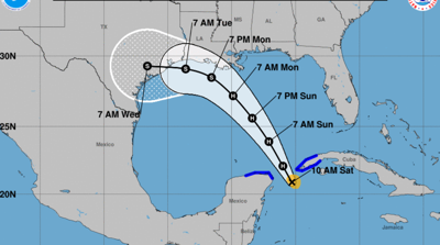 Tropical Storm Marco strengthens, and threat to Louisiana increases ...