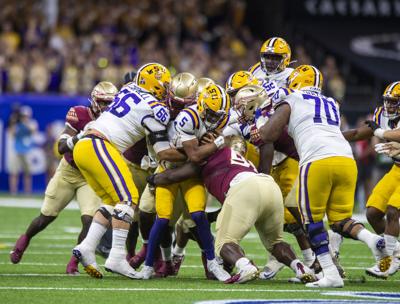 A work in progress, LSU's offensive line struggled in its stunning loss ...