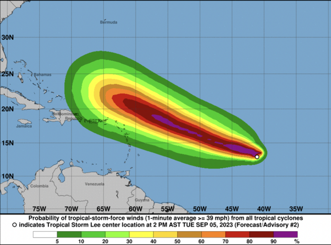 Tropical Storm Lee forms in the Atlantic | Hurricane Center | nola.com