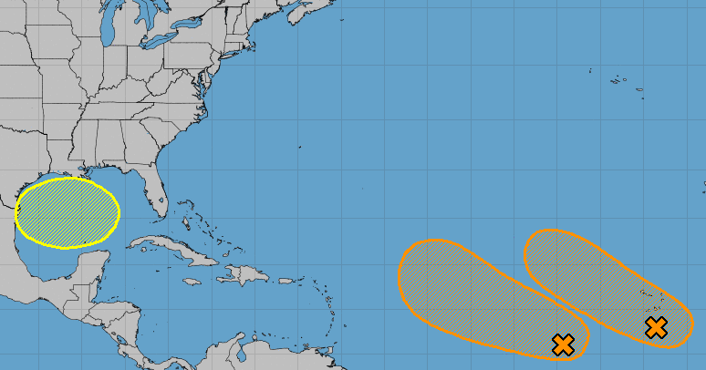 Hurricane forecasters spot disturbance in Gulf of Mexico | Hurricane ...