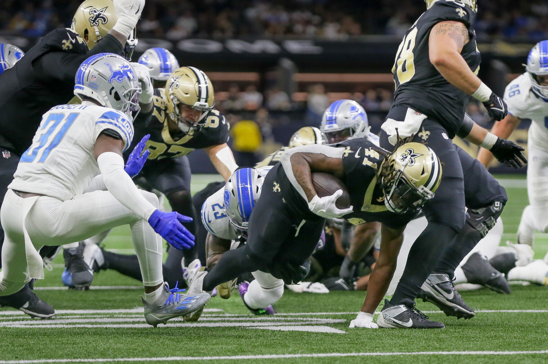 NFL Week 14 player props: Alvin Kamara, Keenan Allen, Jordan Addison ...