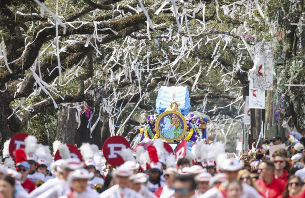 Photos: Krewe of Okeanos parades on the uptown parade route | Mardi ...