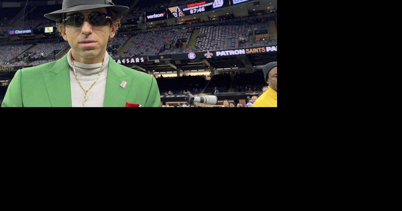 Tommy DeVito's Sean Stellato in wild suit for Giants-Saints | Saints ...