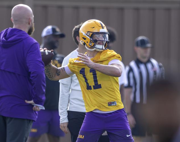 LSU QBs delivering sharp spring practices after slow start | Football ...