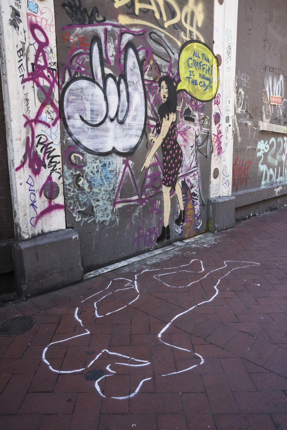 An ironic Bourbon Street graffiti mural asks: 'Is graffiti killing the ...