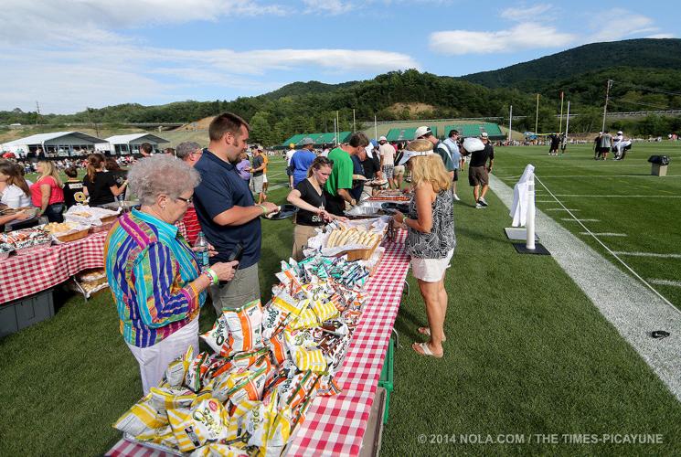 Saints and their fans mingle at post-practice picnic: photo gallery ...