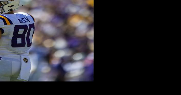 LSU without wide receiver and returner Jack Bech against Ole Miss | LSU ...