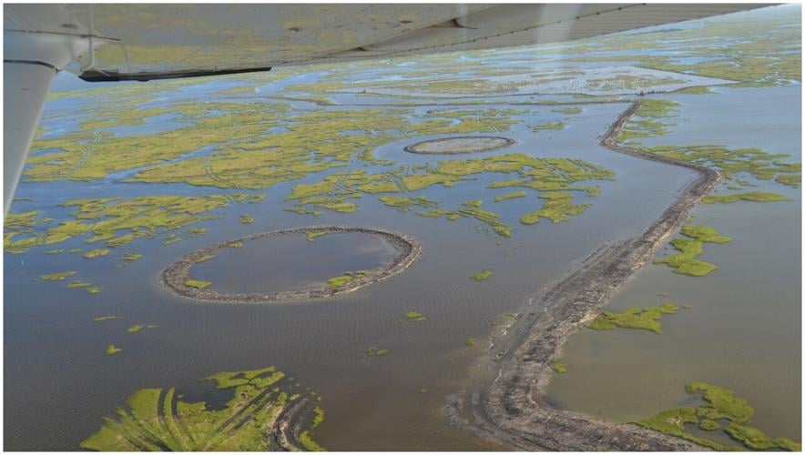 These projects will build 11 square miles of new Louisiana wetlands by ...