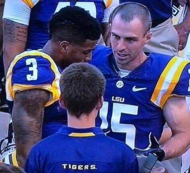 Juggling life as an active-duty Marine and a LSU football player is a ...