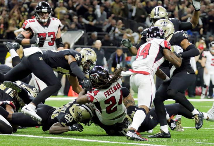 Saints' goal-line stands 'as good as it gets' in 23-13 win vs. Falcons ...