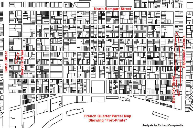New Orleans 'Fort-prints': Odd angled properties are relics of city's ...