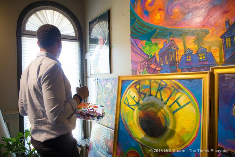Peek inside Jazz Fest artist Terrance Osborne's technicolor world ...
