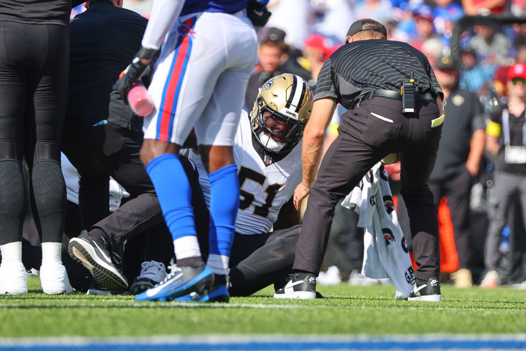 Saints guard Cesar Ruiz injured for New York Giants game | Saints ...