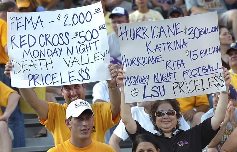 Flashback: 6 LSU football games impacted by weather, from Steve ...