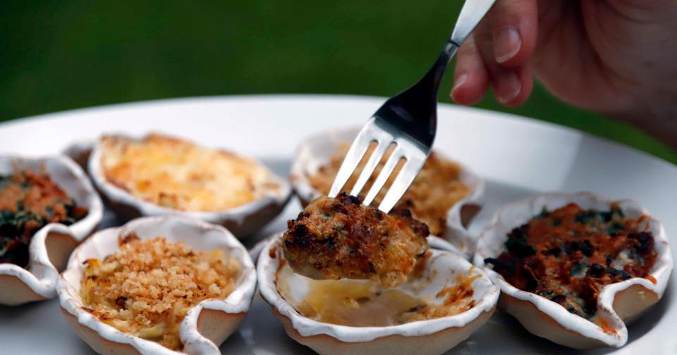 broiled oysters without shell