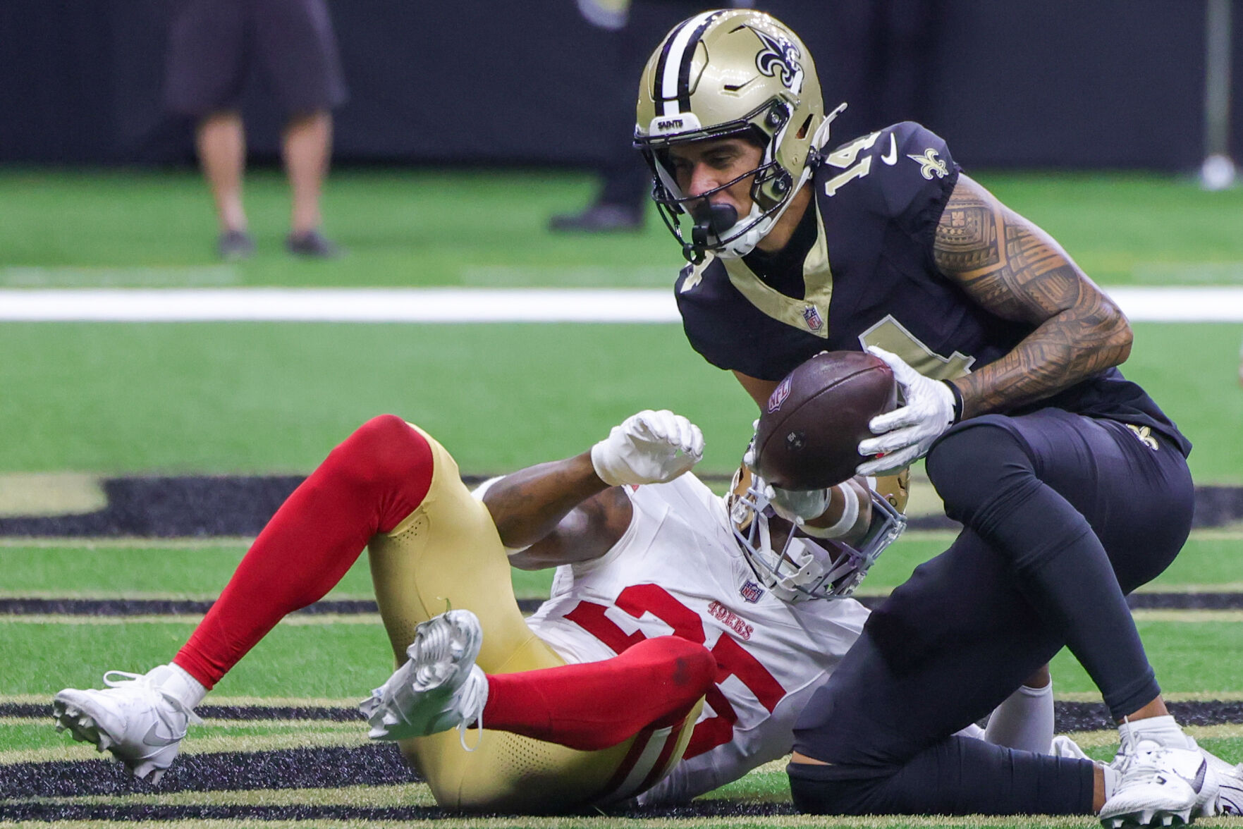 Saints WR Devaughn Vele is active against the Buffalo Bills | Saints | nola.com