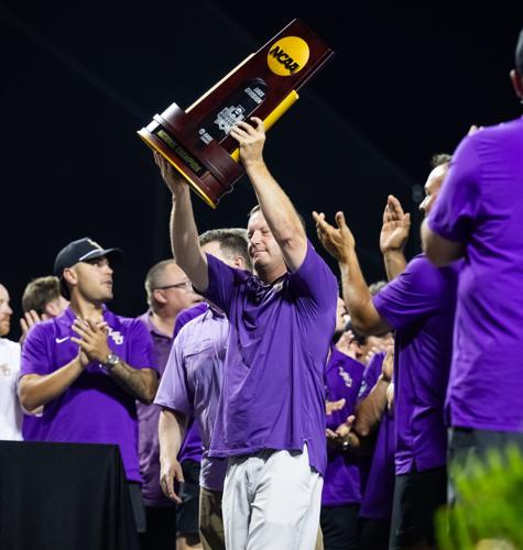 LSU baseball's newest and smallest fans celebrate CWS title | Baseball ...