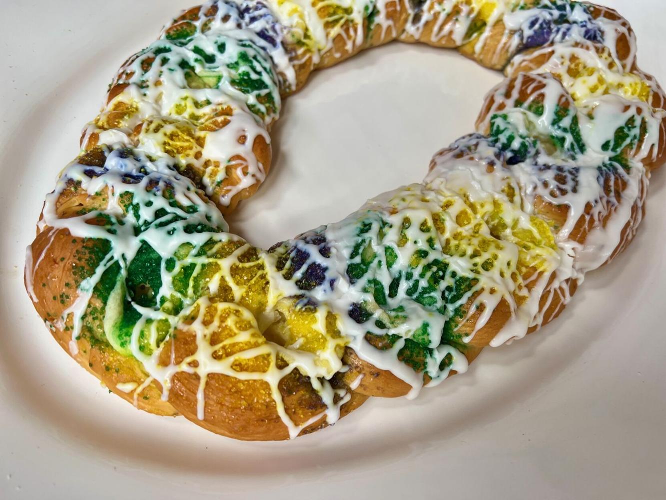 Ian McNulty tries the new Hubig's pie cream cheese king cake | Where ...