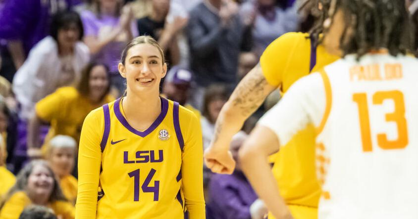 LSU’s Izzy Besselman talks ‘surreal’ senior night moment | Womens ...