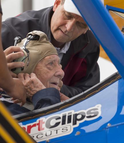 Photos: Retired Vets fly over BR, in Ageless Aviation's open-cockpit ...